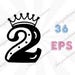 Crown Alphabet Svg, Crown Letters and Numbers Svg, Letter Monogram ...
