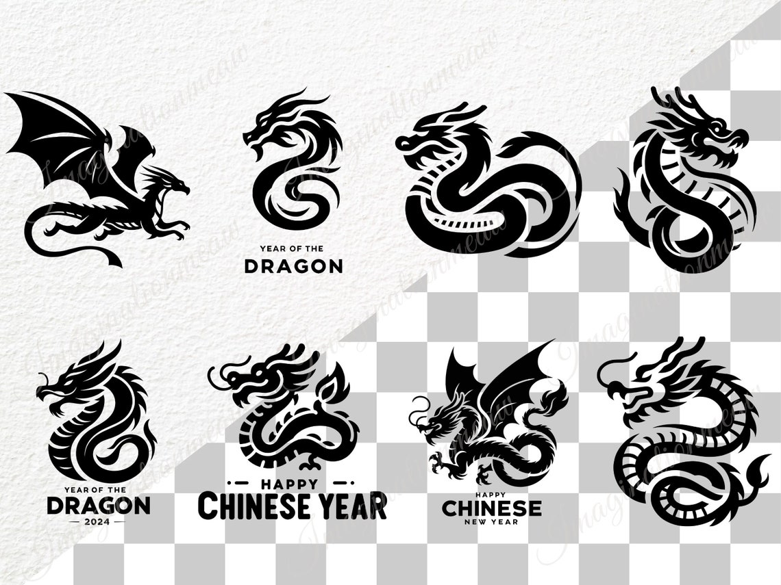 40 Dragons Svg Bundle, Dragon Cut File, Dragon Svg, Dragon Clipart ...