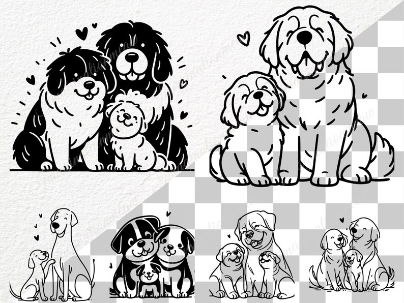 Dog Svg, Dog SVG Bundle, Family Dog Svg, Dog Breeds Svg, Biting Lips ...