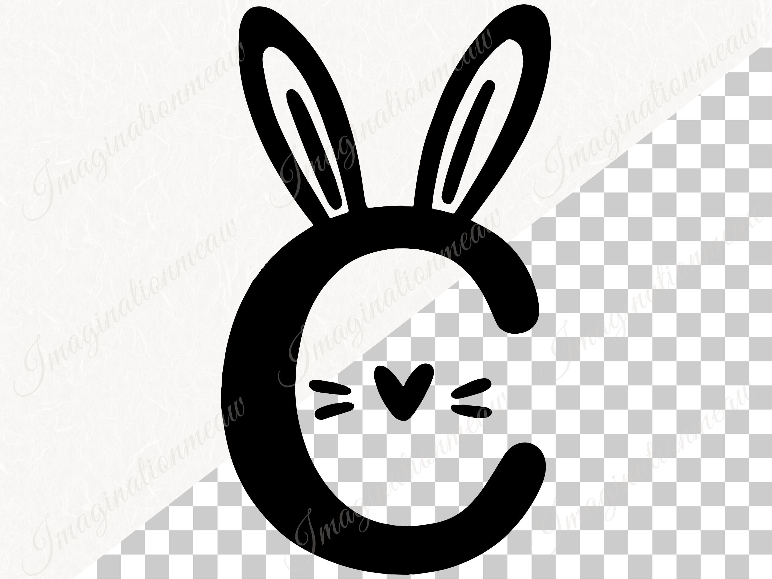 Rabbit Alphabet SVG, Rabbit Numbers Svg, Easter Bunny Alphabet SVG ...