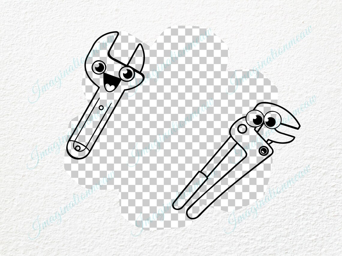 50 Cute Tools SVG, Kawaii Construction Clipart, Tools Svg Bundle ...