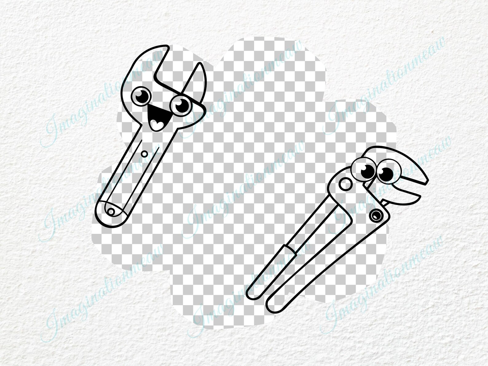 50 Cute Tools SVG, Kawaii Construction Clipart, Tools Svg Bundle ...