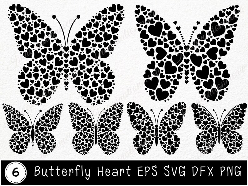 Butterfly Heart Svg, Love Butterfly Svg, Butterfly Svg, Heart Svg ...