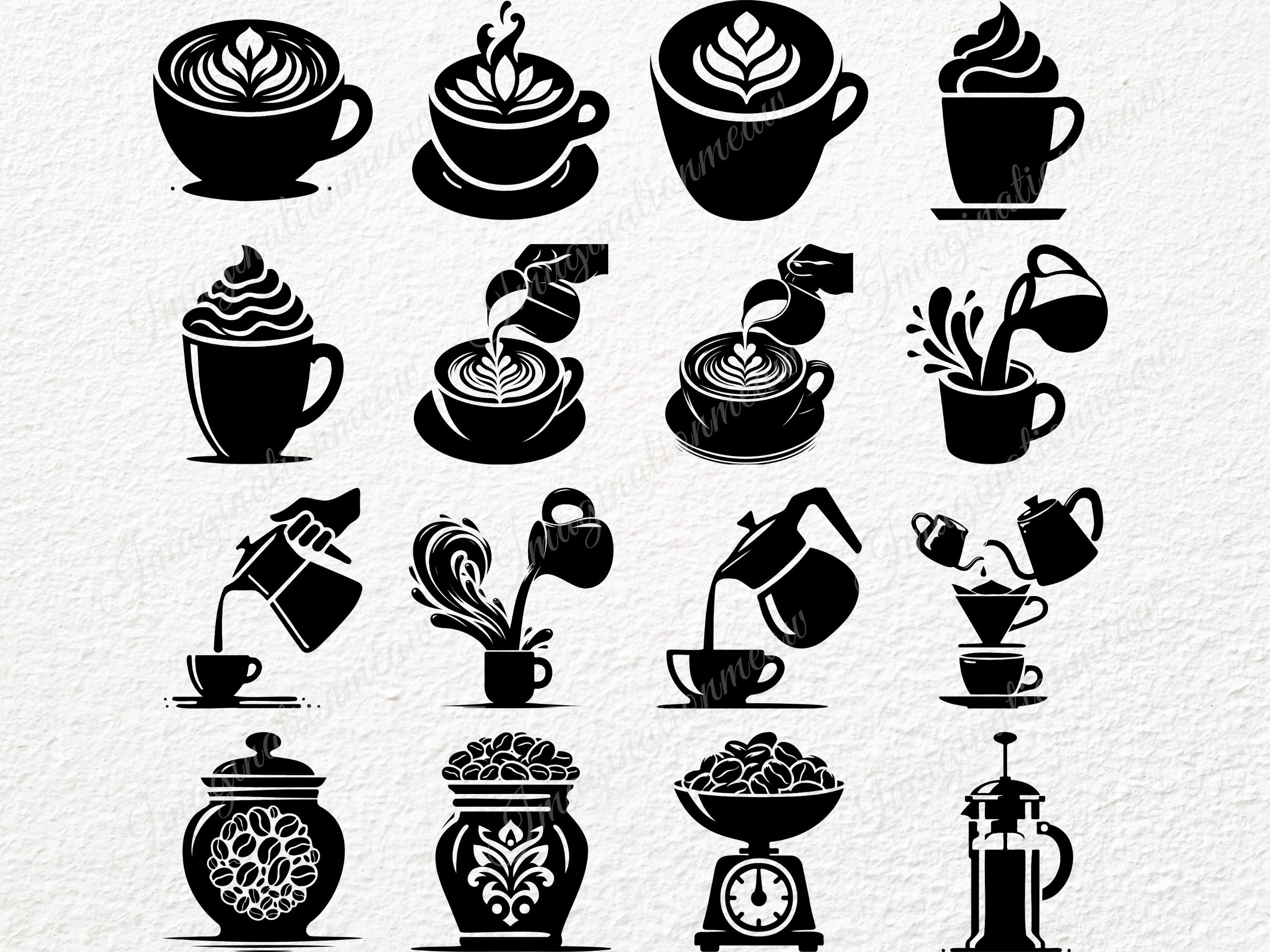 Coffee Svg, Coffee Cup Svg, Coffee With Steam Svg, Coffee Mug Svg ...