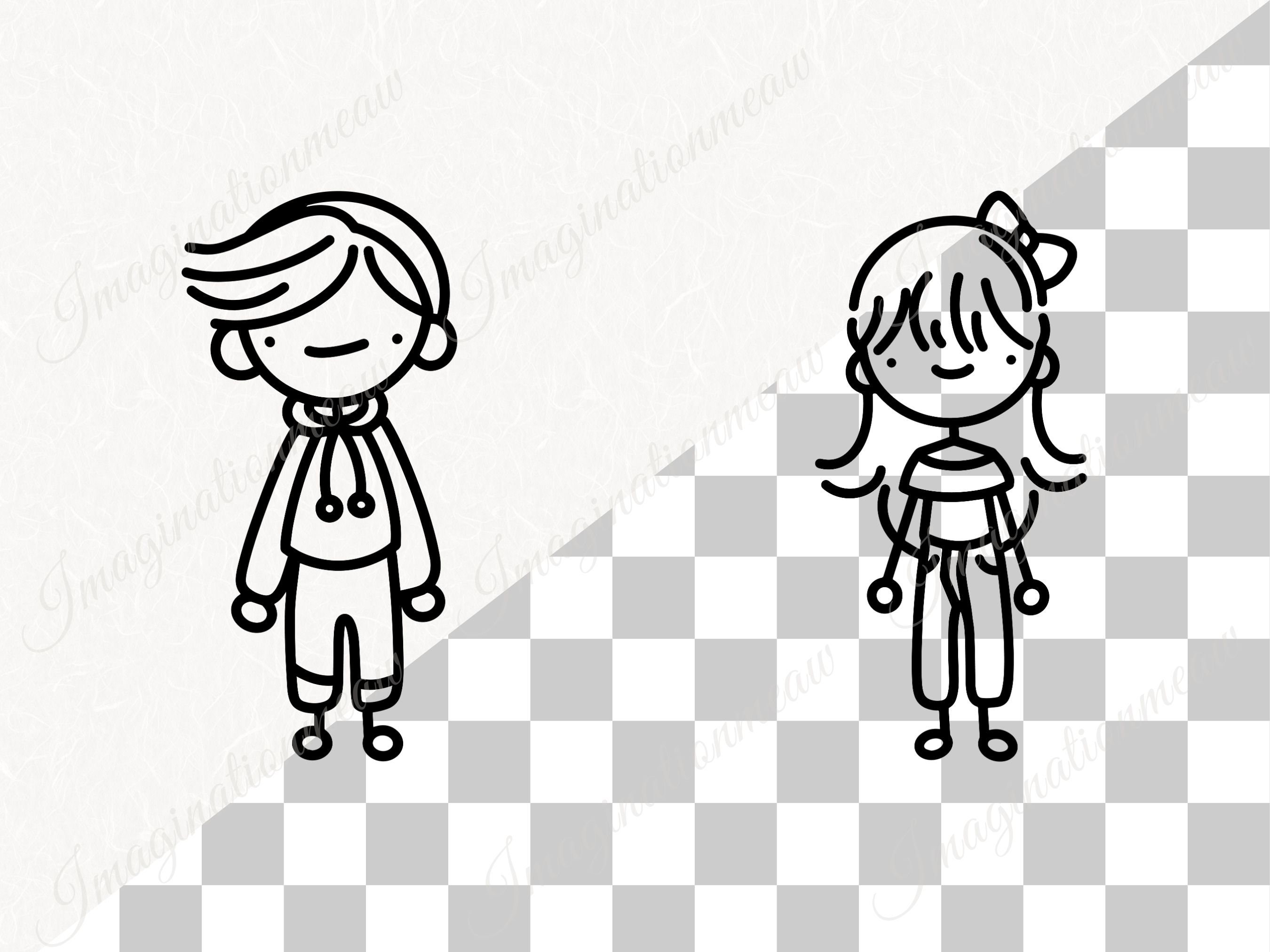 Stick Figures SVG Bundle, Stick Family Svg, Stick People Svg, Stick ...