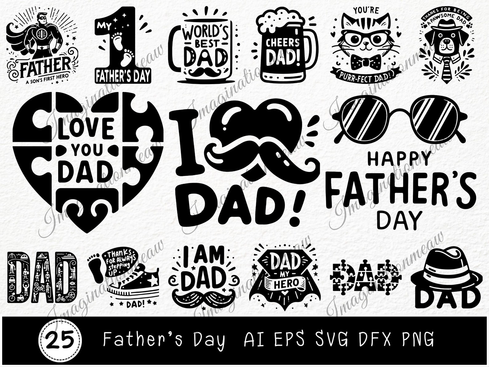 Fathers Day Svg Bundle, Dad Svg, Father Quotes Svg, Dad Life Svg, Best ...
