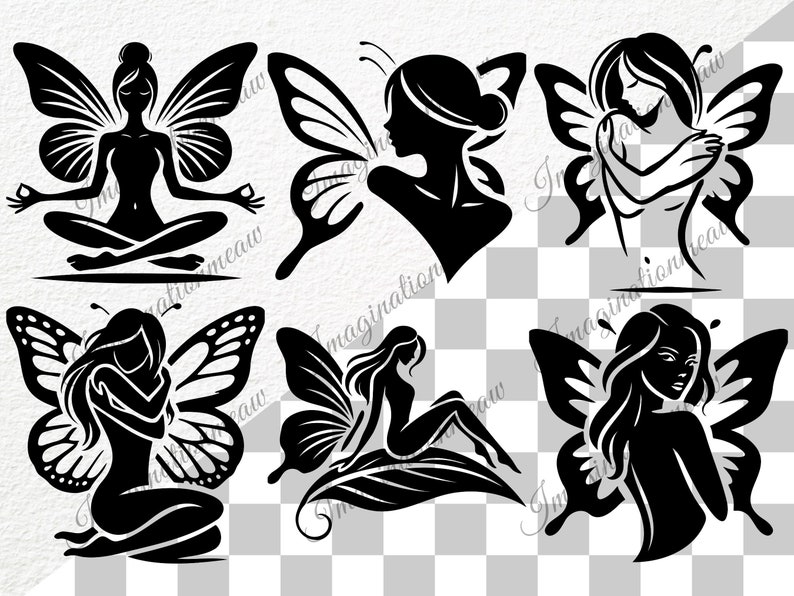 Woman and Butterfly Svg, Woman Silhouette Svg, Lady Silhouette Svg ...