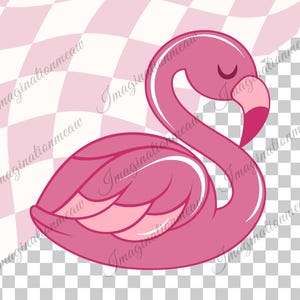 Flamingo SVG Bundle, Cute Flamingo Clipart, Tropical Bird Digital Art ...