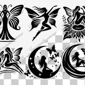 Woman and Butterfly Svg, Woman Silhouette Svg, Lady Silhouette Svg ...