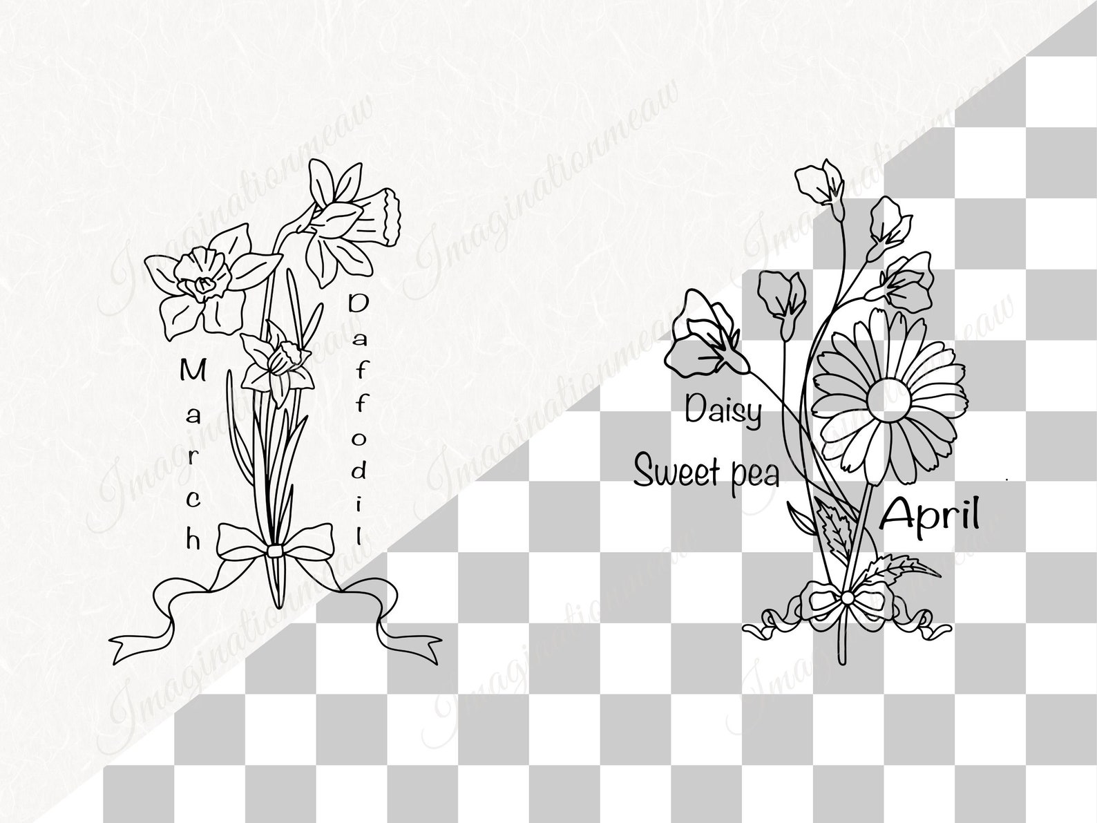 Birth Month Svg Bundle, Birth Flower Svg, Birth Month Svg, Flower Svg ...