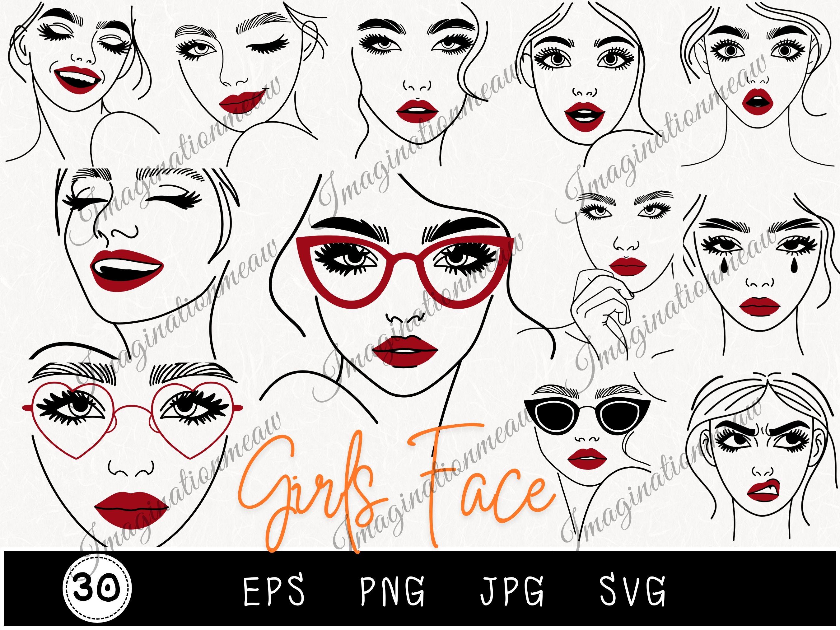 Cara de mujer Svg, Mujer Svg, silueta de cara, Labios Svg, Cara Svg ...