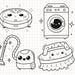 Kawaii Cleaning Clipart, Cute Cleaning SVG, Housekeeping SVG, Cleaning ...