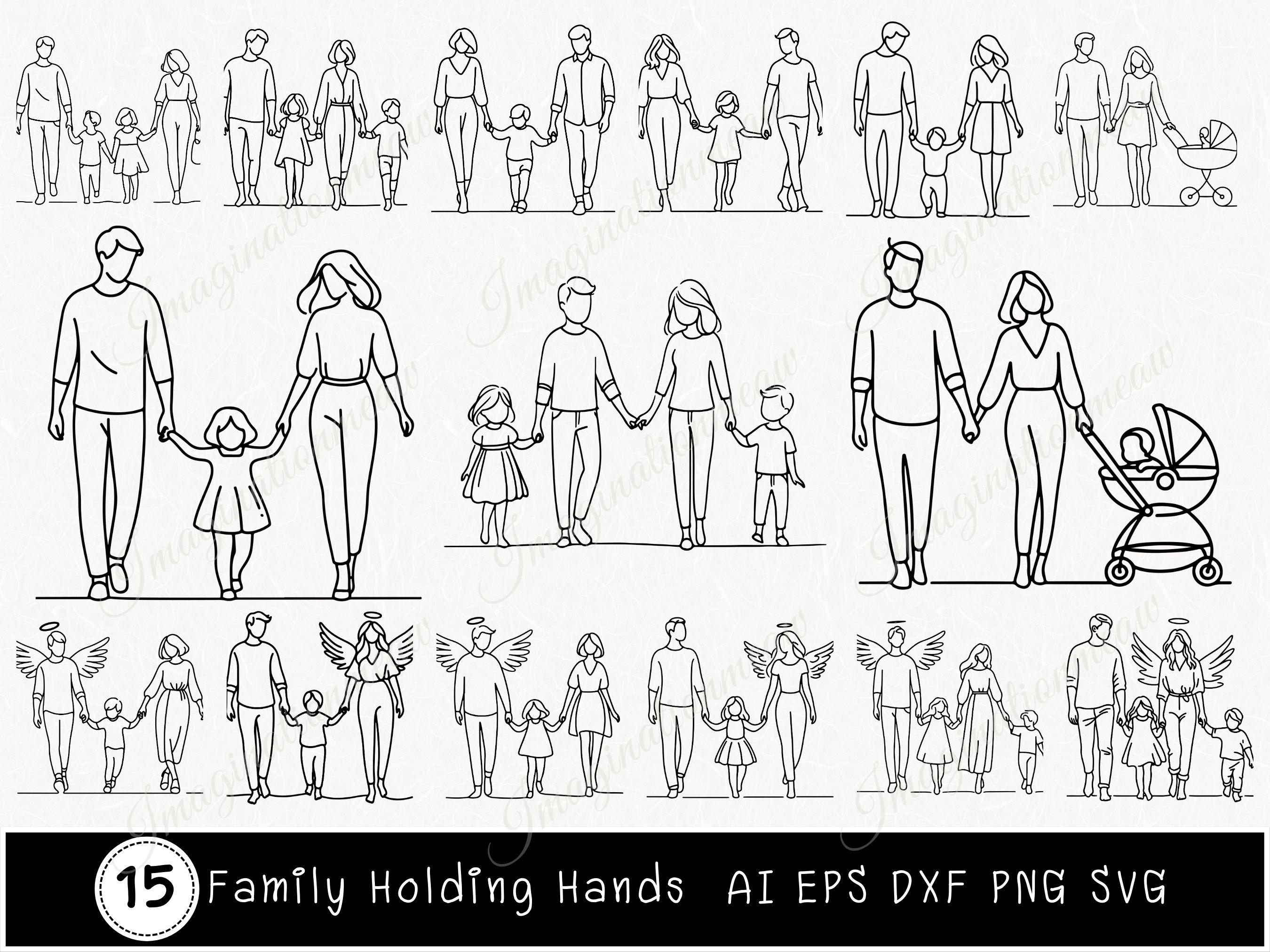 Family SVG Bundle, Family Svg, Father, Mother, Daughter and Son ...