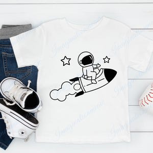 20 Doodle Astronaut SVG Designs, Cute Space Doodle Clipart Bundle ...