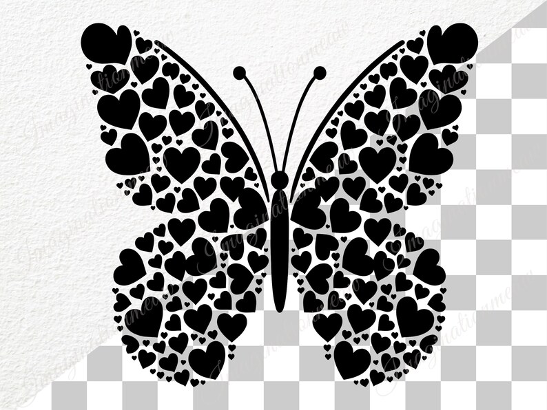 Butterfly Heart Svg, Love Butterfly Svg, Butterfly Svg, Heart Svg ...