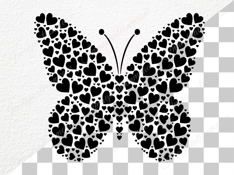Butterfly Heart Svg, Love Butterfly Svg, Butterfly Svg, Heart Svg ...