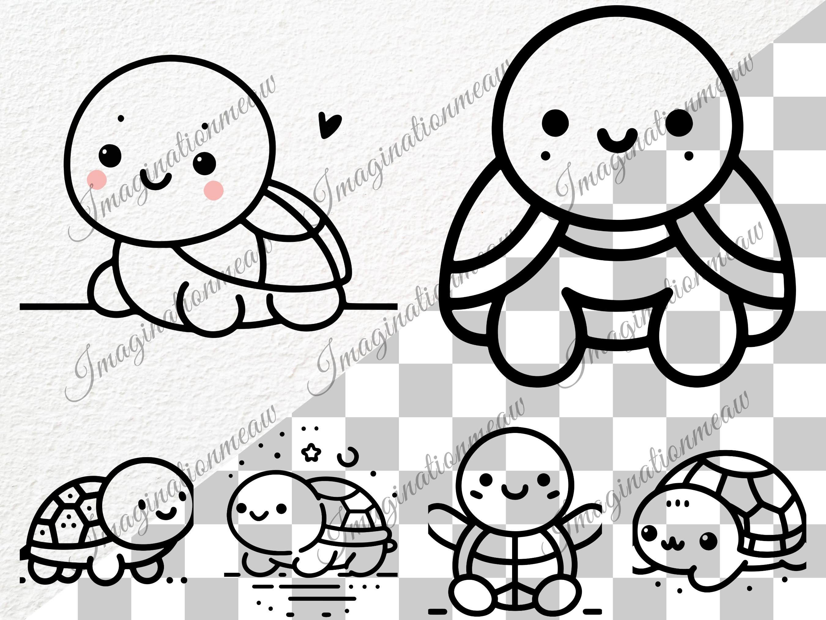 Tortoise Svg, Tortoise Clipart, Cute Tortoise, Hand Drawn Tortoise ...