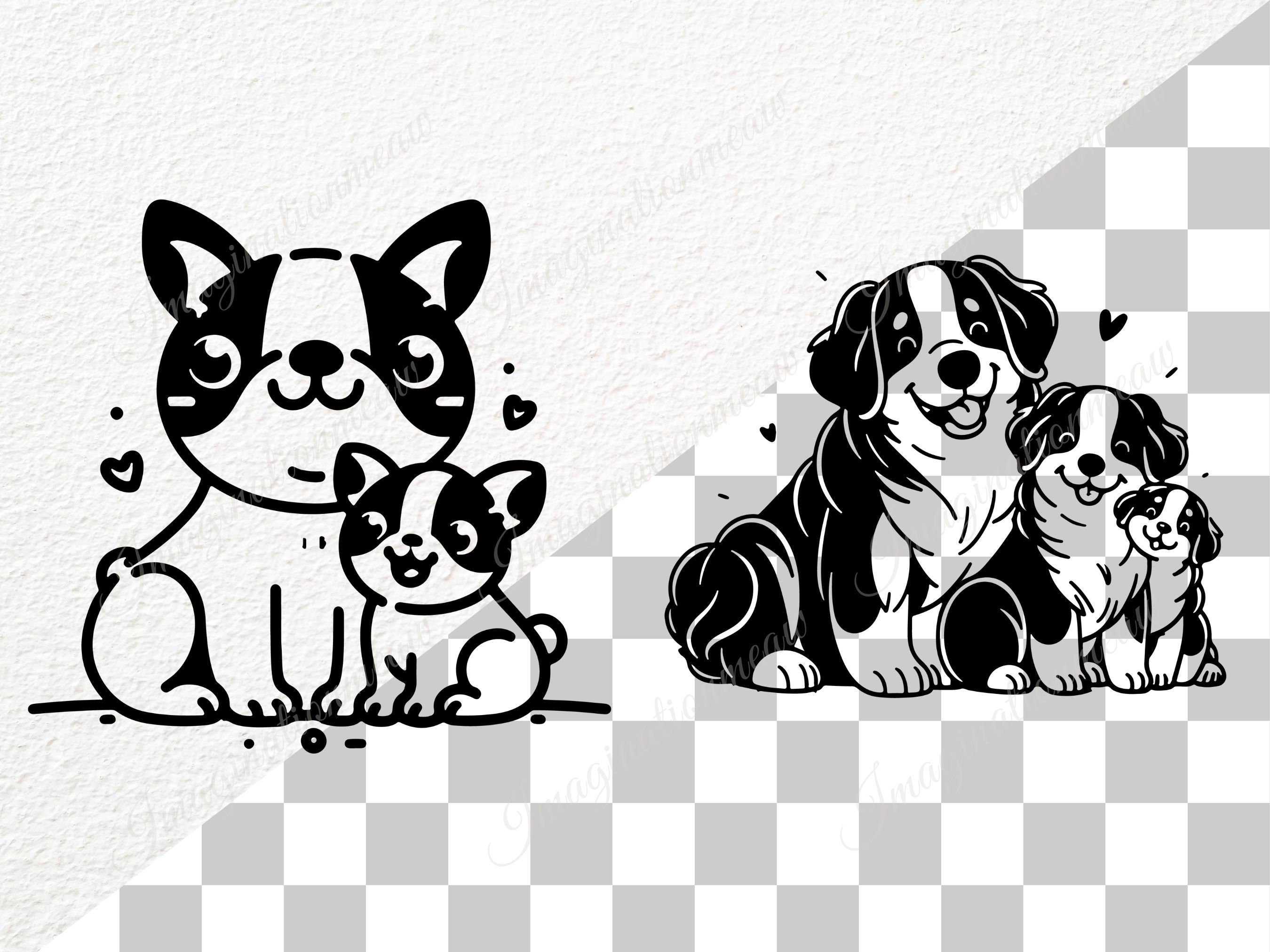 Dog Svg, Dog SVG Bundle, Family Dog Svg, Dog Breeds Svg, Biting Lips ...