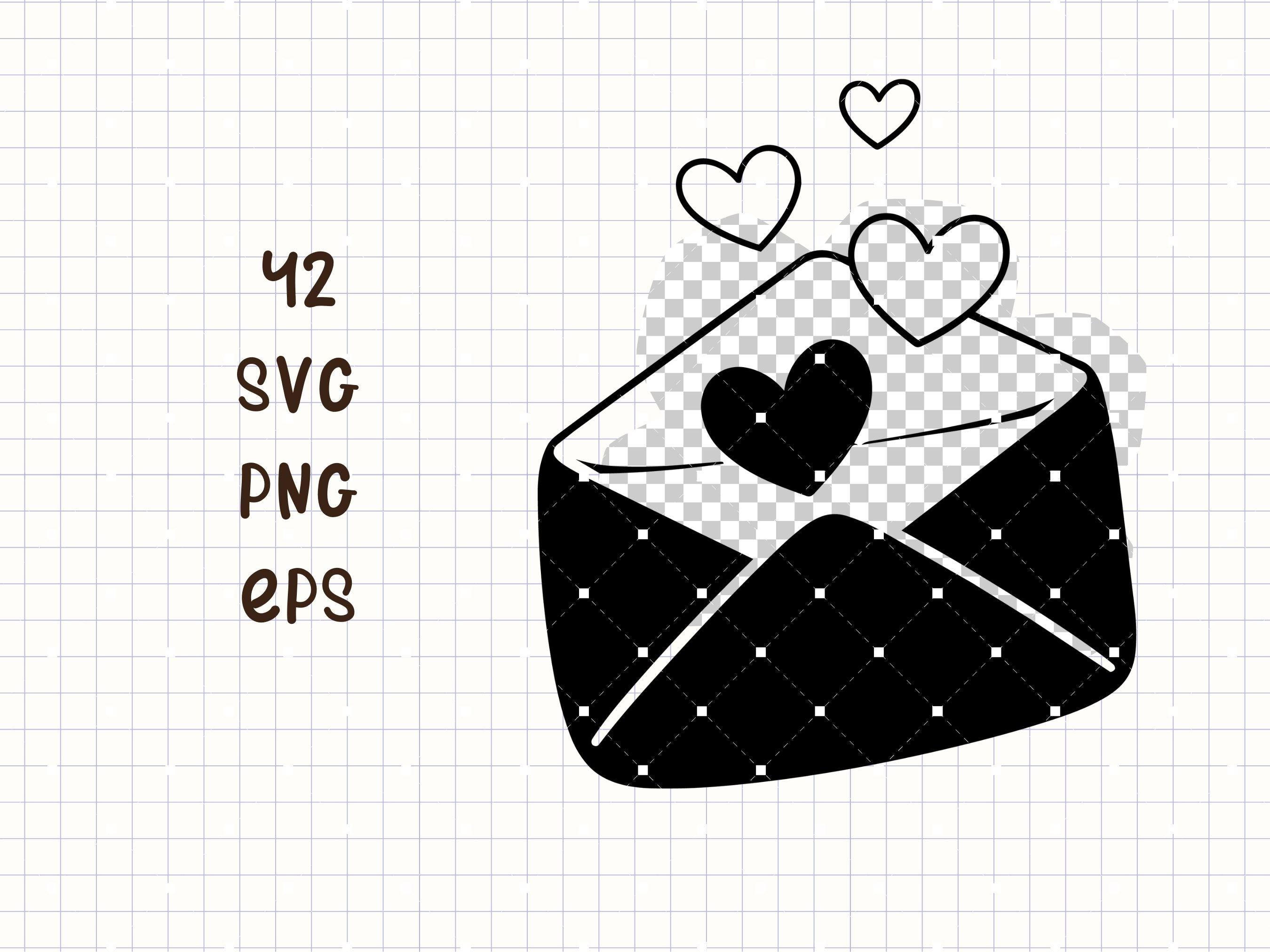 Envelope SVG Bundle, Envelope Icons Clipart Set, Love Letter Silhouette ...
