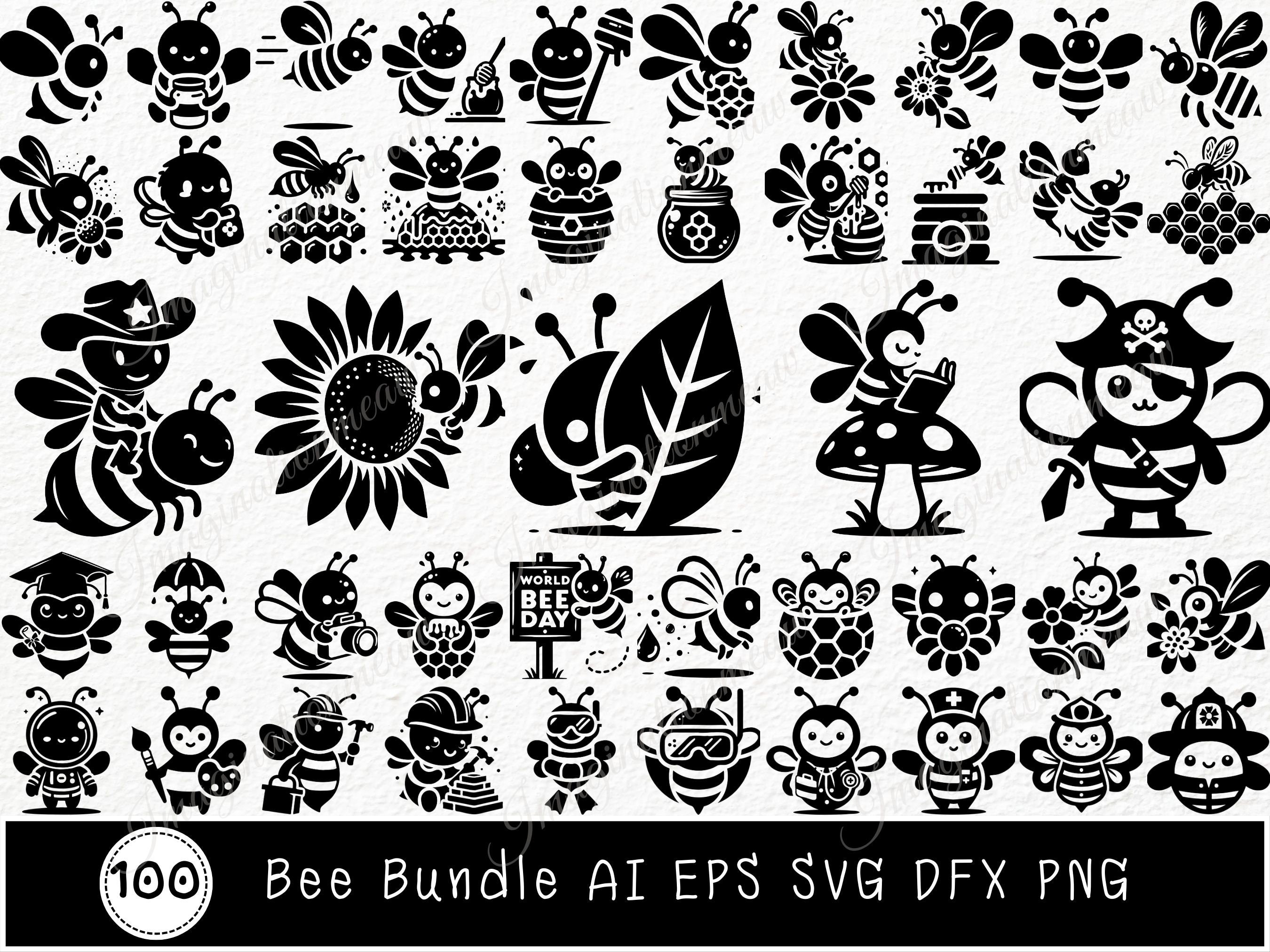 Bee Svg Bundle, Honey Svg, Bee Hive Svg, Bee SVG, Bee SVG Bundle ...