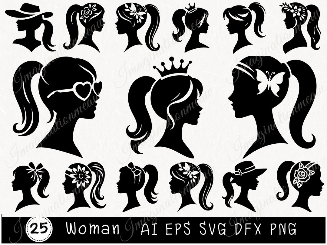 Woman SVG, Beautiful Woman Svg, Flower Woman Svg, Beautiful Girl Svg ...