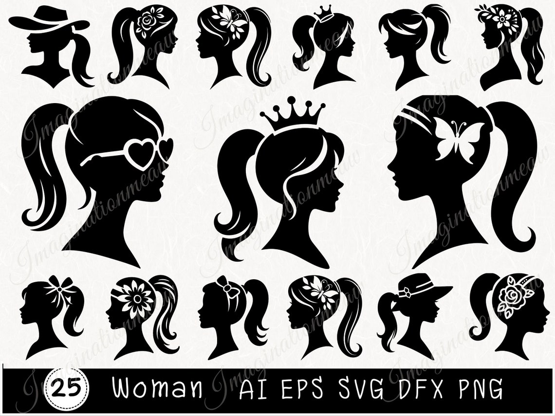 Woman SVG, Beautiful Woman Svg, Flower Woman Svg, Beautiful Girl Svg ...