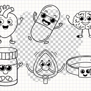 50 Medical Svg, Cute Doctor Clipart, Nurse Svg, Hospital Equipment SVG ...