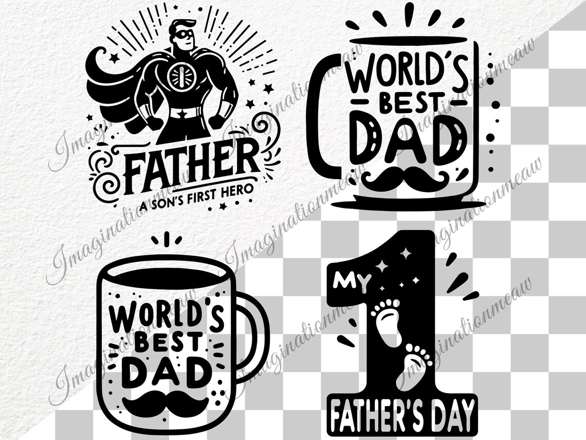 Fathers Day Svg Bundle, Dad Svg, Father Quotes Svg, Dad Life Svg, Best ...
