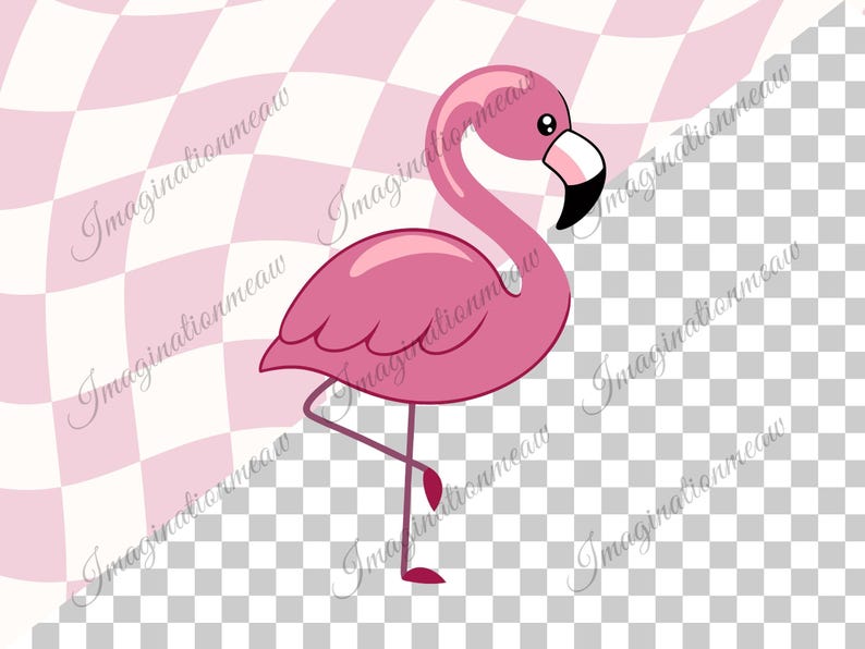 Flamingo SVG Bundle, Cute Flamingo Clipart, Tropical Bird Digital Art ...