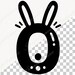 Rabbit Alphabet SVG, Rabbit Numbers Svg, Easter Bunny Alphabet SVG ...