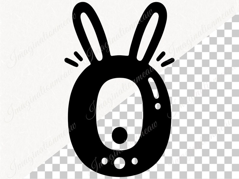 Rabbit Alphabet SVG, Rabbit Numbers Svg, Easter Bunny Alphabet SVG ...