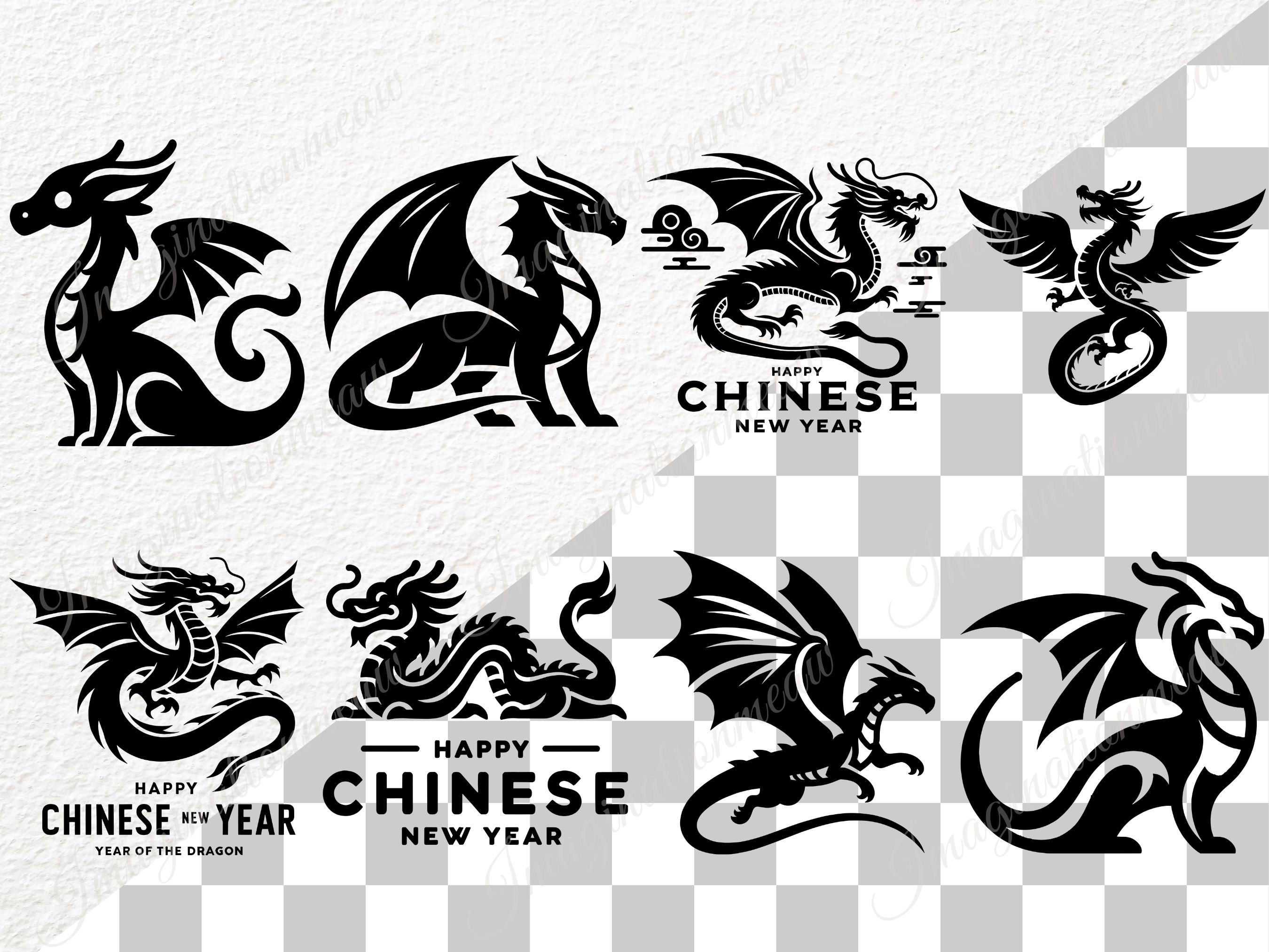 40 Dragons Svg Bundle, Dragon Cut File, Dragon Svg, Dragon Clipart ...