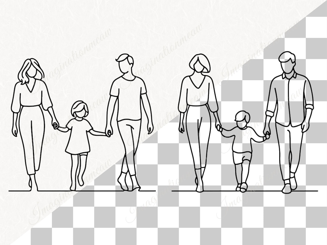 Family SVG Bundle, Family Svg, Father, Mother, Daughter and Son ...