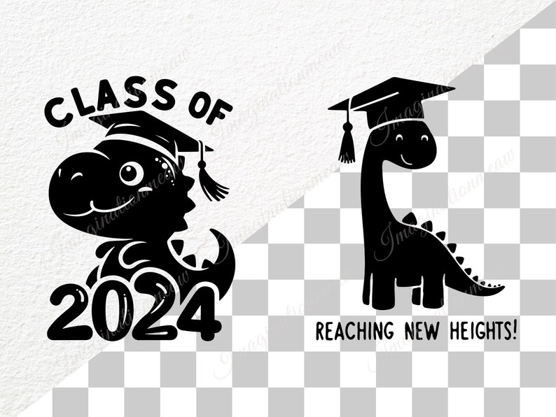 100 Dinosaur Graduation Svg, Class of 2024 Dinosaur, Dino Class of 2024 ...