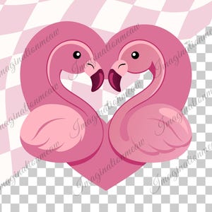 Flamingo SVG Bundle, Cute Flamingo Clipart, Tropical Bird Digital Art ...