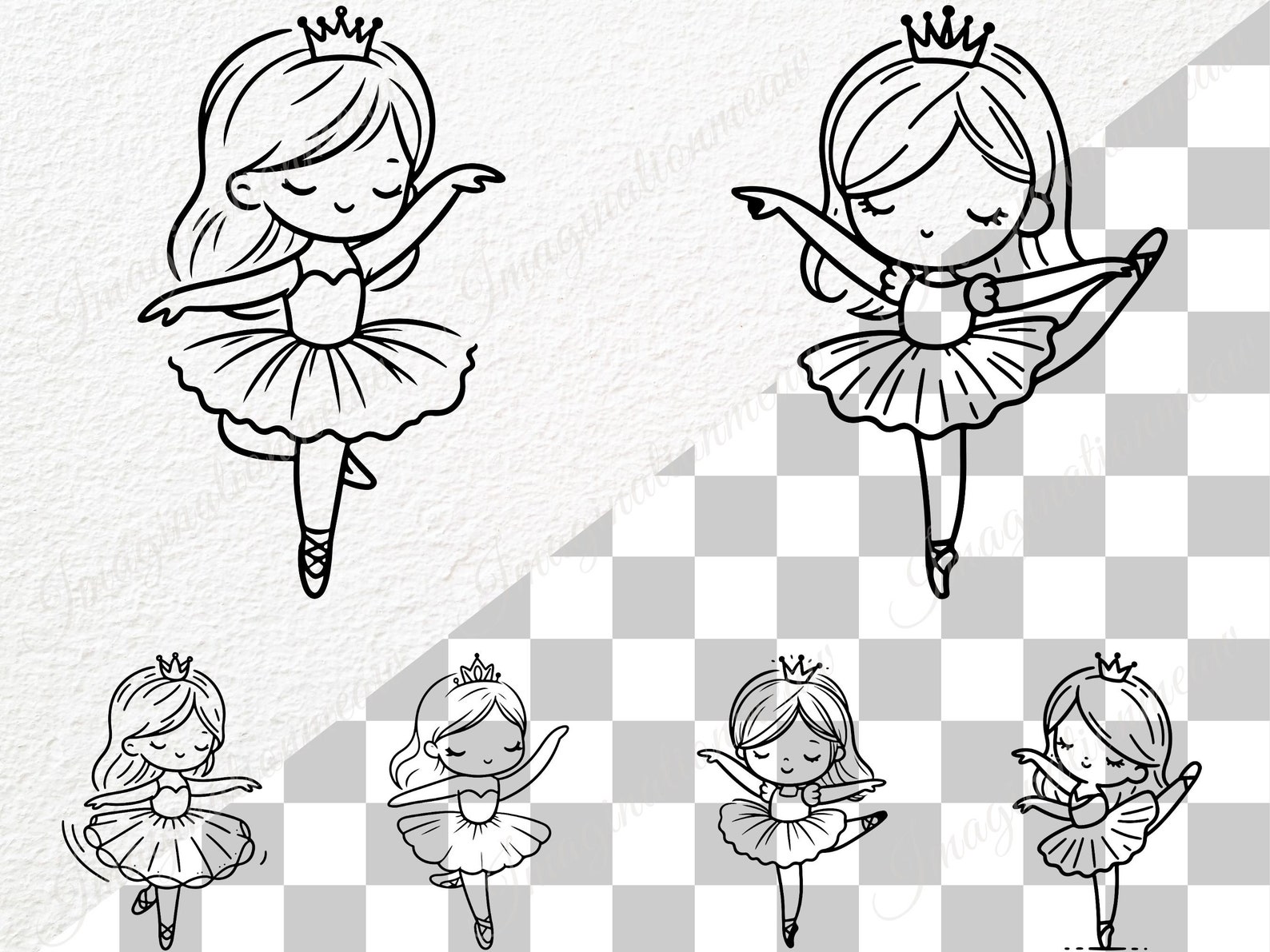 Ballet Dancer Svg Bundle, Dancer Svg, Dancer Girl Svg, Ballerina Line ...