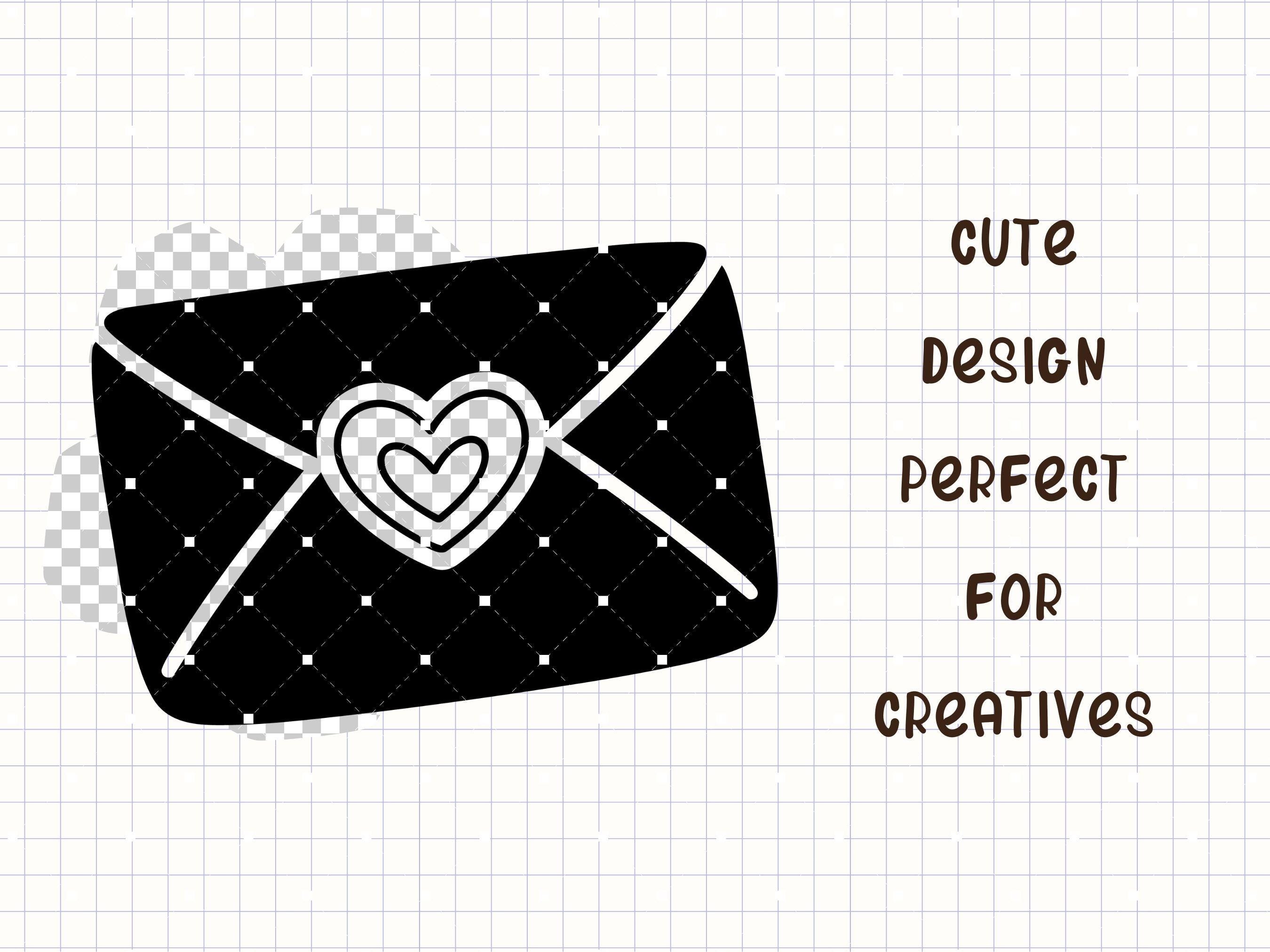 Envelope SVG Bundle, Envelope Icons Clipart Set, Love Letter Silhouette ...