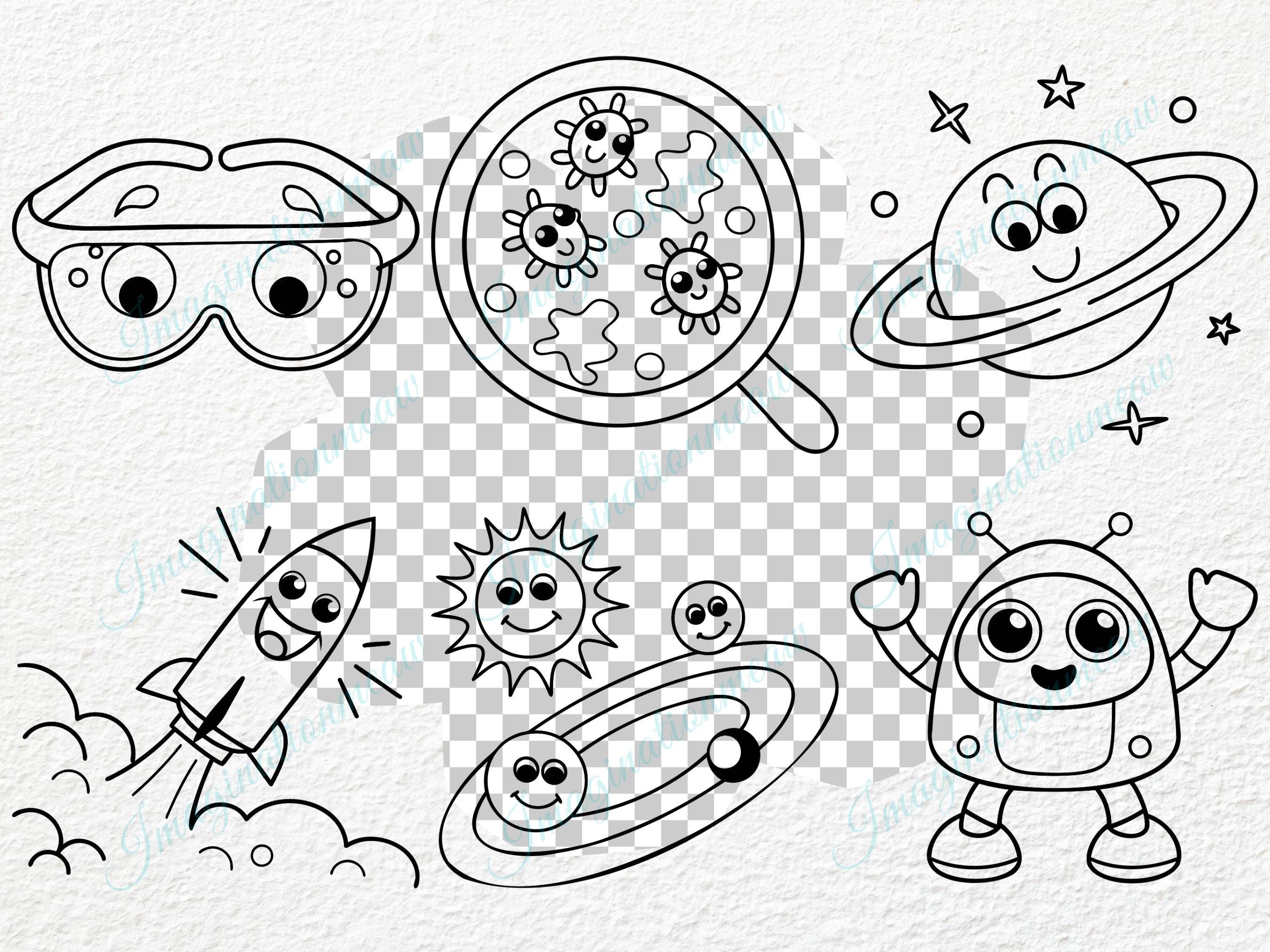 30 Cute Science SVG Designs, Kawaii Science Clipart Bundle, Science Svg ...