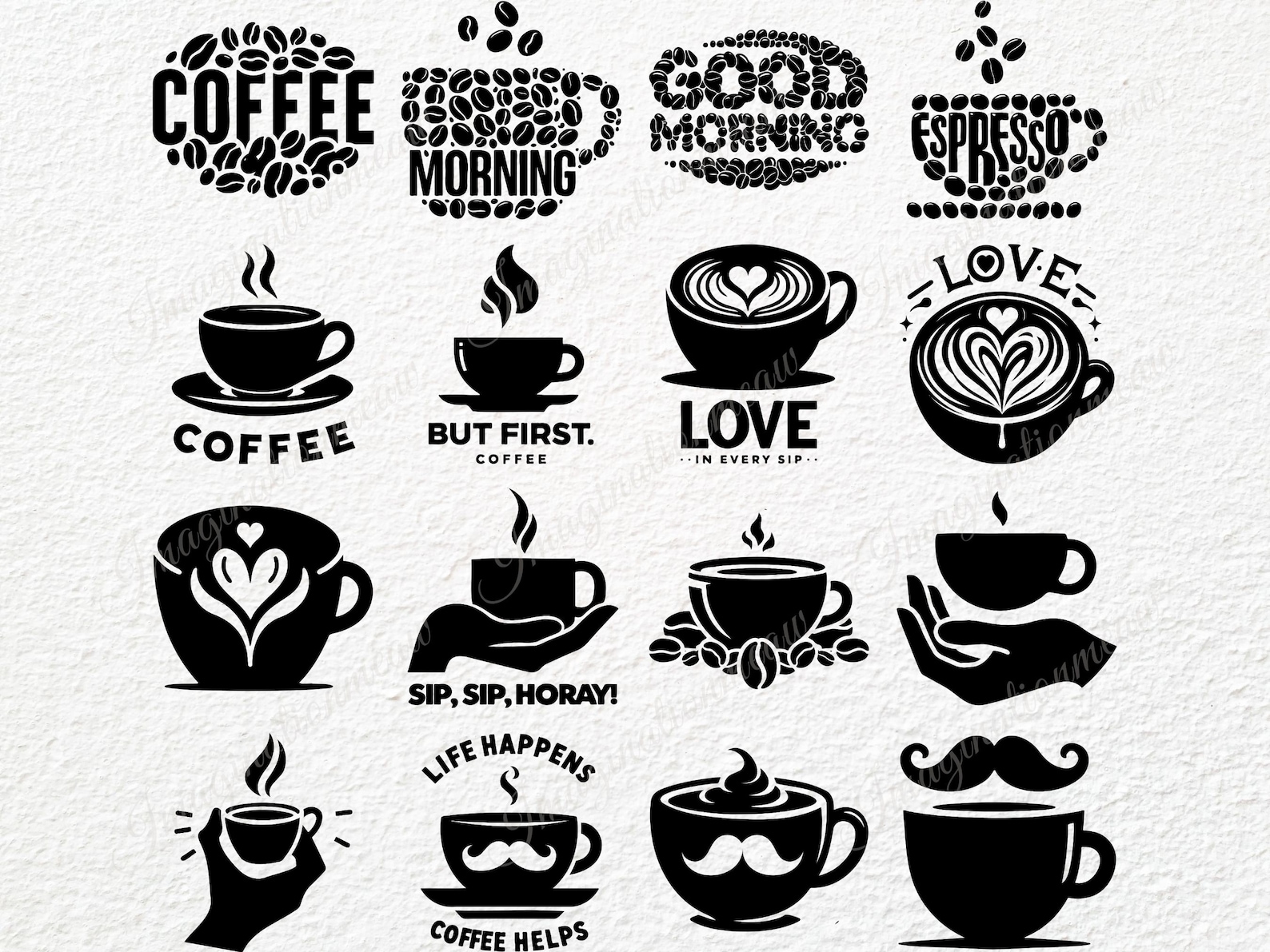 Coffee Svg, Coffee Cup Svg, Coffee With Steam Svg, Coffee Mug Svg ...