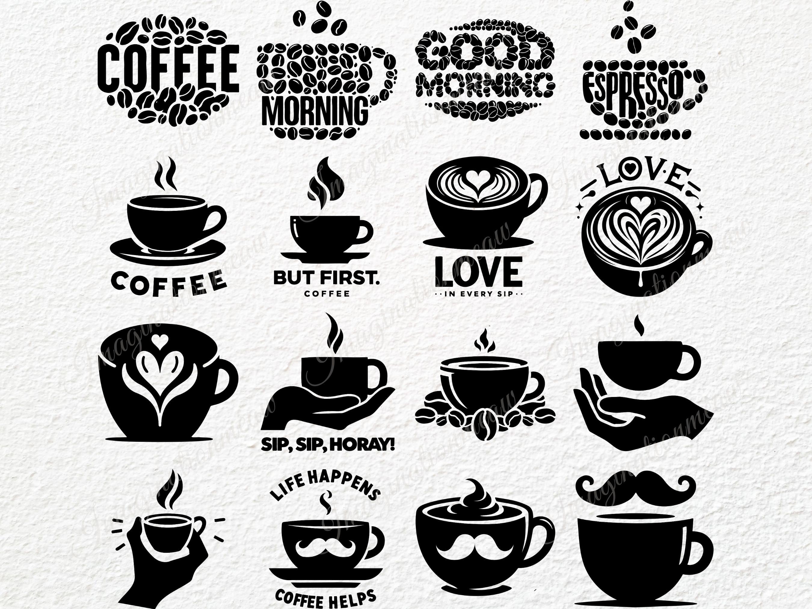 Coffee Svg, Coffee Cup Svg, Coffee With Steam Svg, Coffee Mug Svg ...
