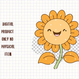 Cute Spring SVG Bundle, Kawaii Flowers Bees Rainbow Clipart, Spring ...