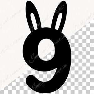 Rabbit Alphabet SVG, Rabbit Numbers Svg, Easter Bunny Alphabet SVG ...