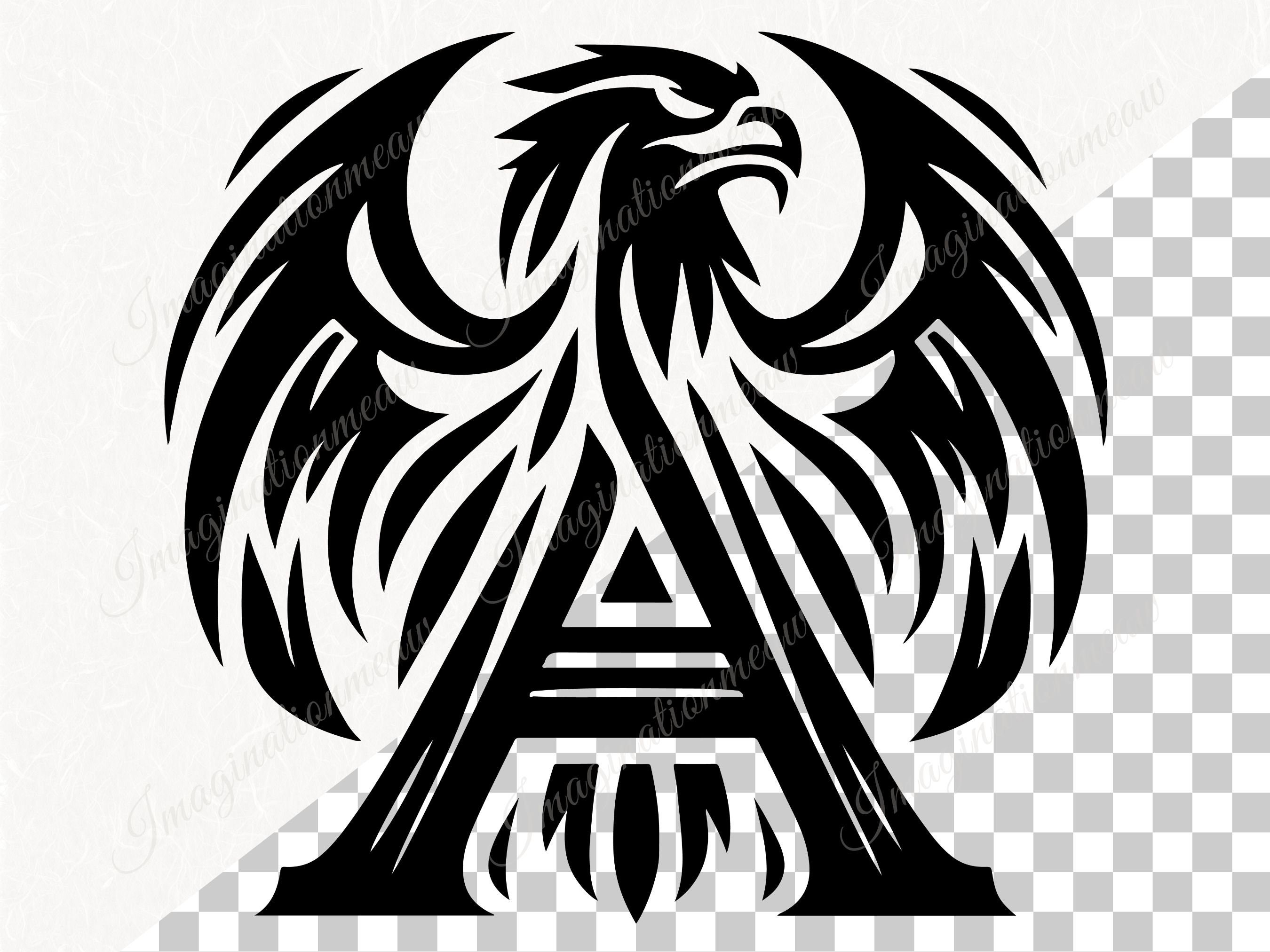 Eagle Alphabet SVG, Eagle Numbers Svg, Eagle SVG Bundle, A-Z Eagle Svg ...