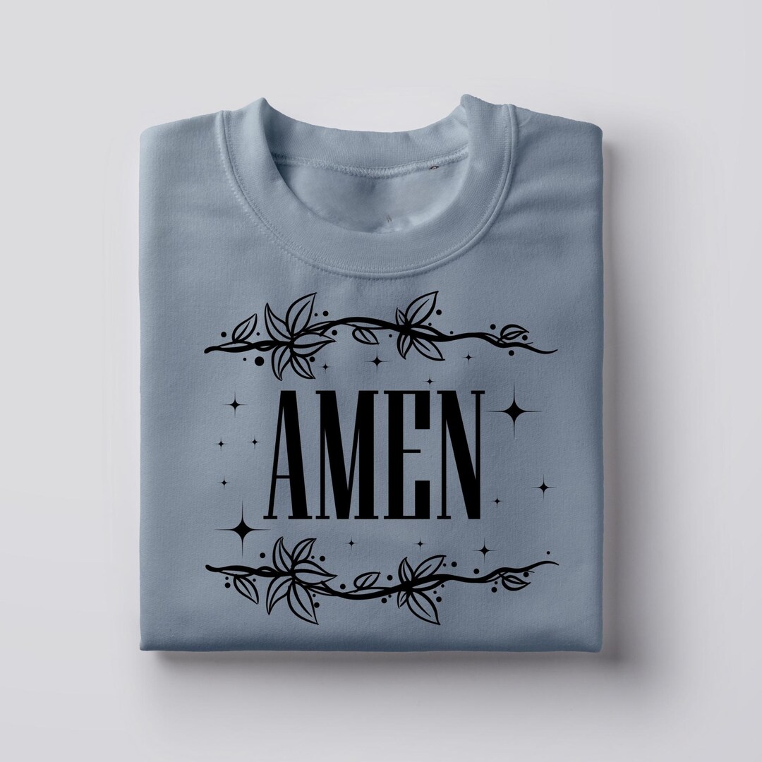 Amen SVG, Christian Faith Svg, Bible Verse Svg, Inspirational Religious ...