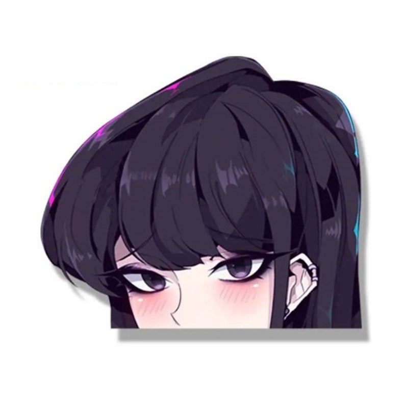 Komi San Cant Communicate Komi Sexy Anime Sticker Etsy Uk