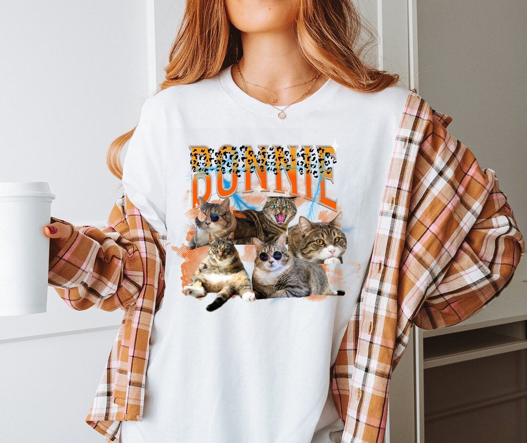 Custom Rap Tee Custom Rapper Shirt Insert Pet Photo Dog Tshirt, Retro ...