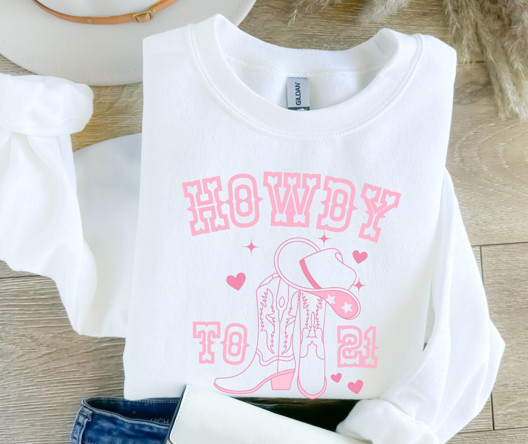 21st Birthday Shirt, Comfort Colors Howdy 21 Cowgirl Birthday Western ...