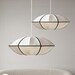 Cloth Lantern Hanging Light Decorative Kitchen Island Lamp Living Room ...