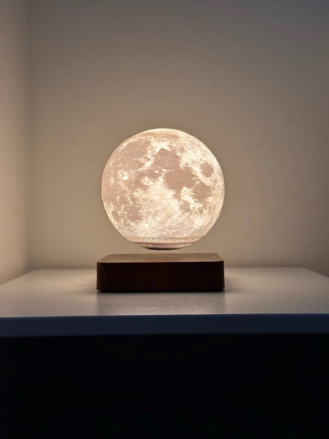 Levitating Moon Night Lamp,unique Touch Switch,magnetic Levitation ...