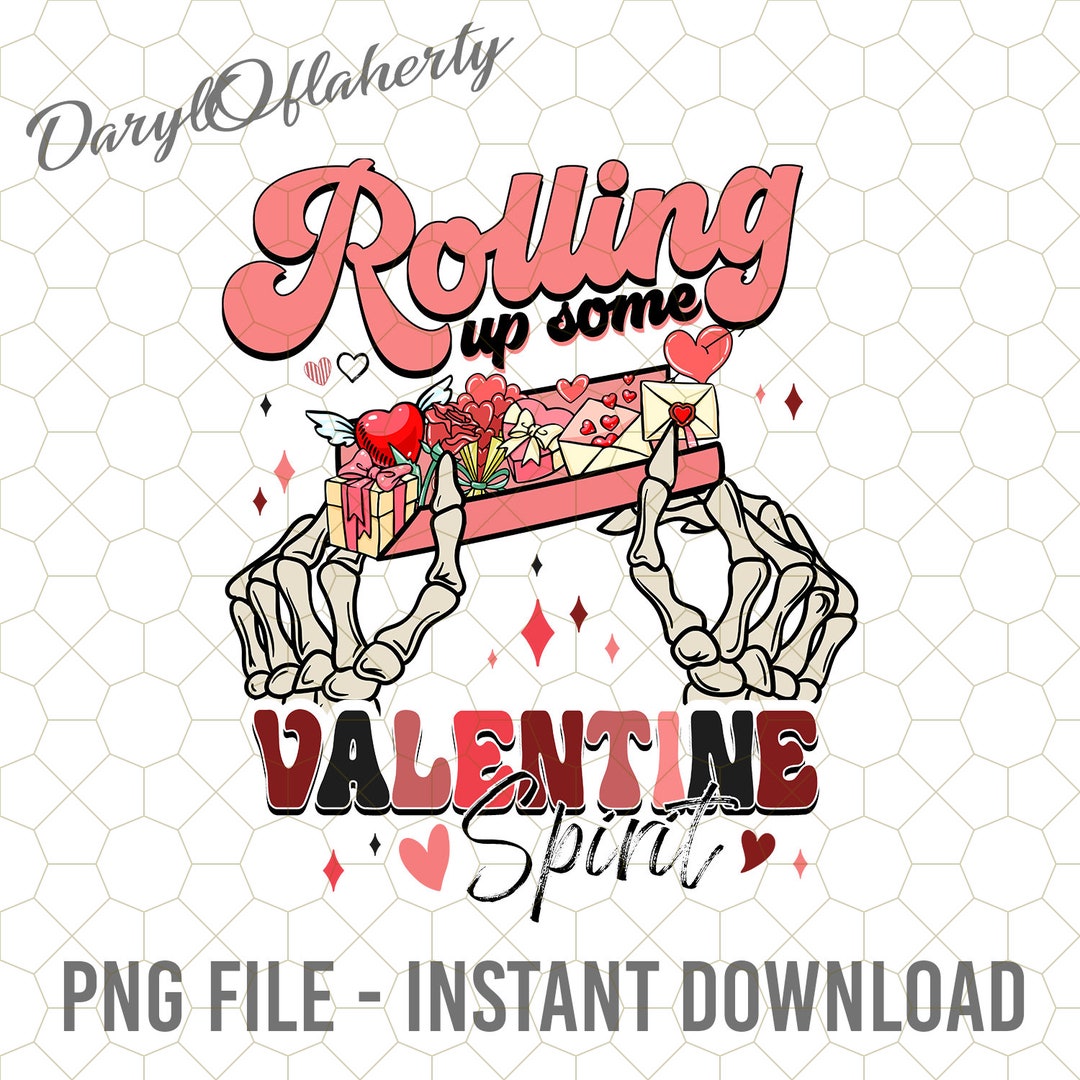 Rolling up Some Valentine Spirit Png, Sweet Valentines Png, Valentine ...